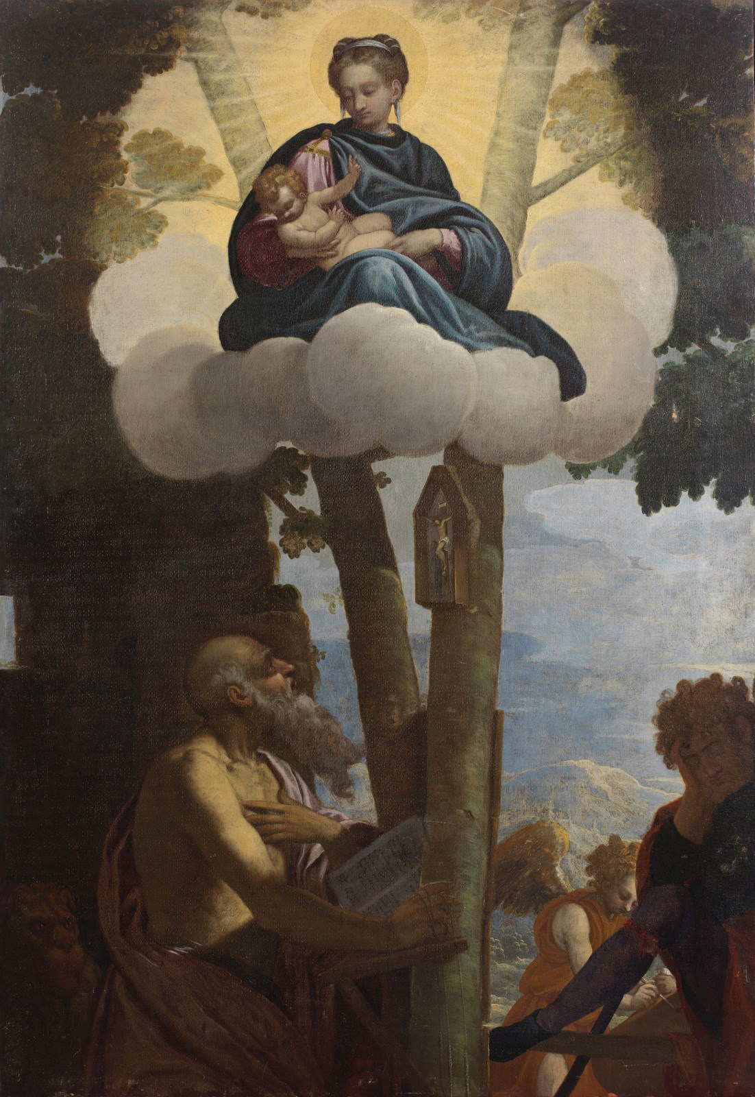 TOMMASO BONA Madonna coi Santi Girolamo e Rocco. | Capitolium Art ...