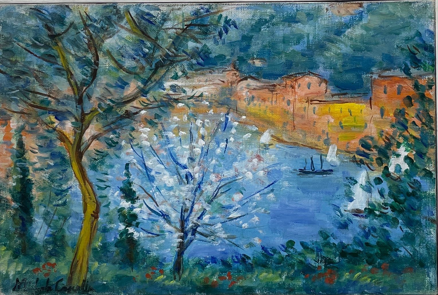 Michele Cascella “Piccola veduta di Portofino” | Felima Art Casa d'Aste | ArsValue.com