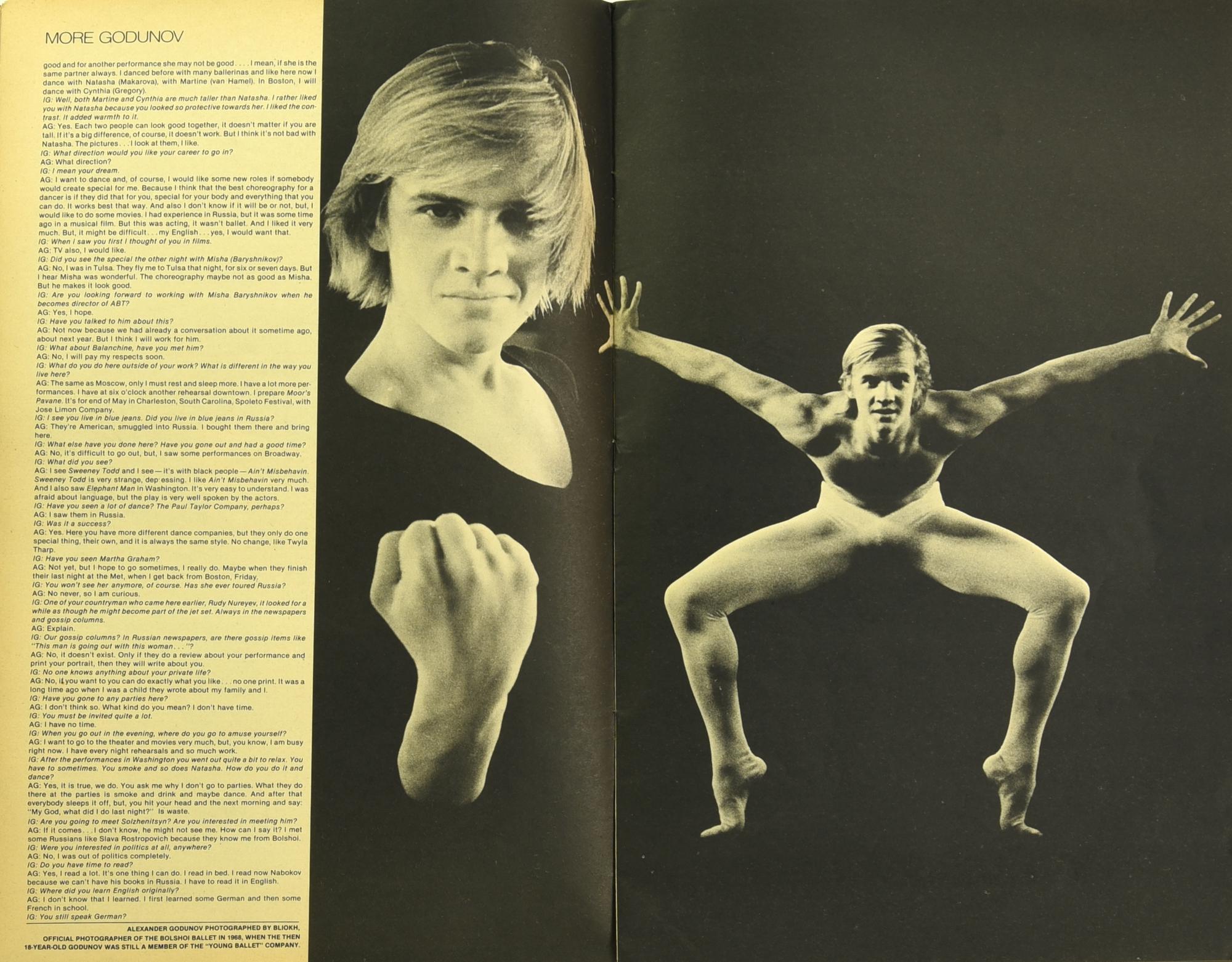 Andy Warhol (1928 - 1987) INTERVIEW. ALEXANDER GODUNOV pennafeltro su... | Itineris Casa d'Aste ...