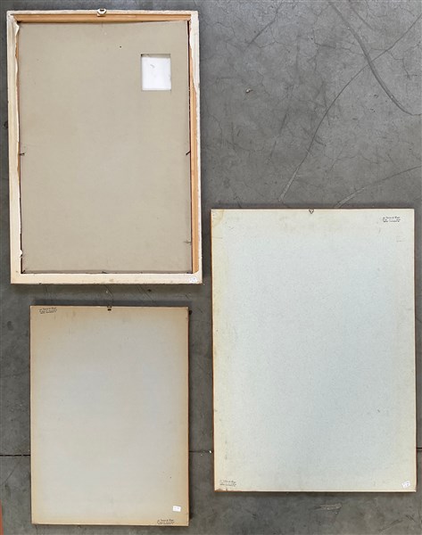 Lotto composto da tre grafiche di soggetti e misure diverse (misura max ...