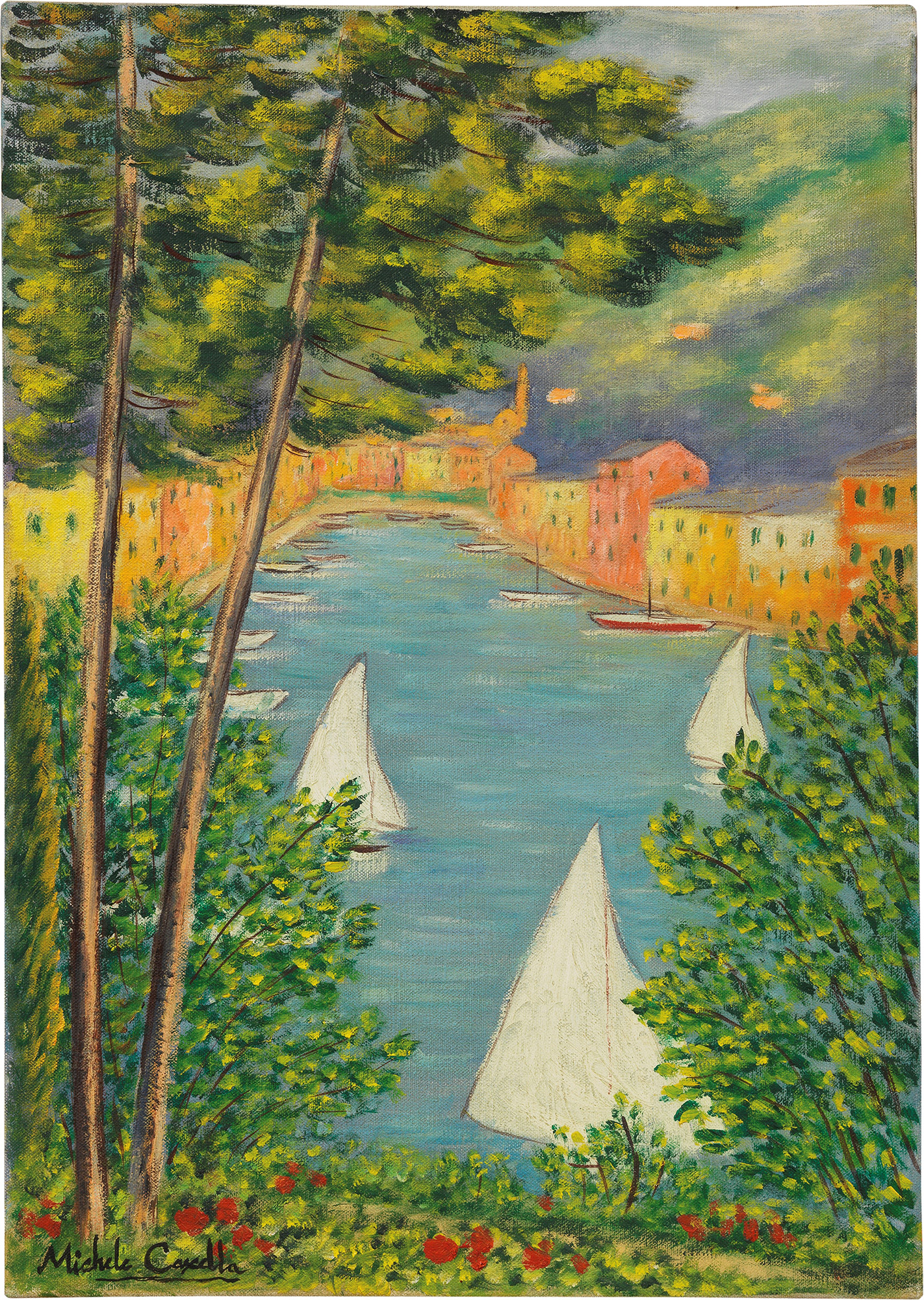 Michele Cascella, Portofino | FarsettiArte | ArsValue.com