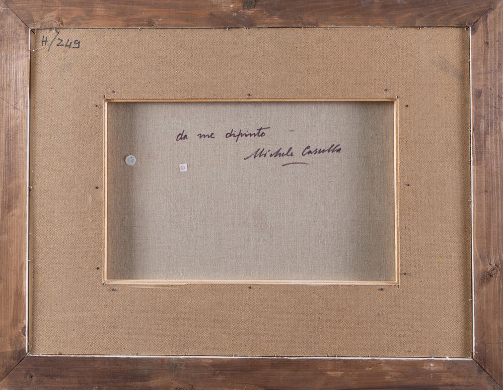 MICHELE CASCELLA (Ortona 1892 - Milano 1989) "Veduta di Portofino". Olio su... | Art ...