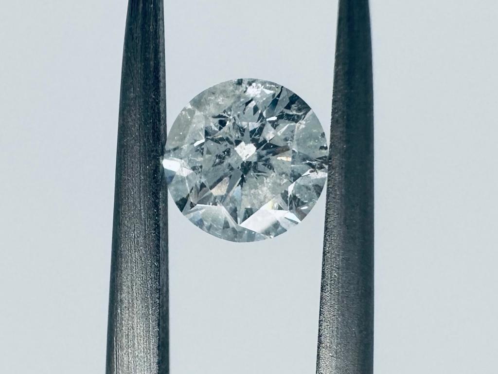 DIAMANTE 0,5 CT COLORE F - PUREZZA I1 - TAGLIO BRILLANTE - CERTIFICATO ...