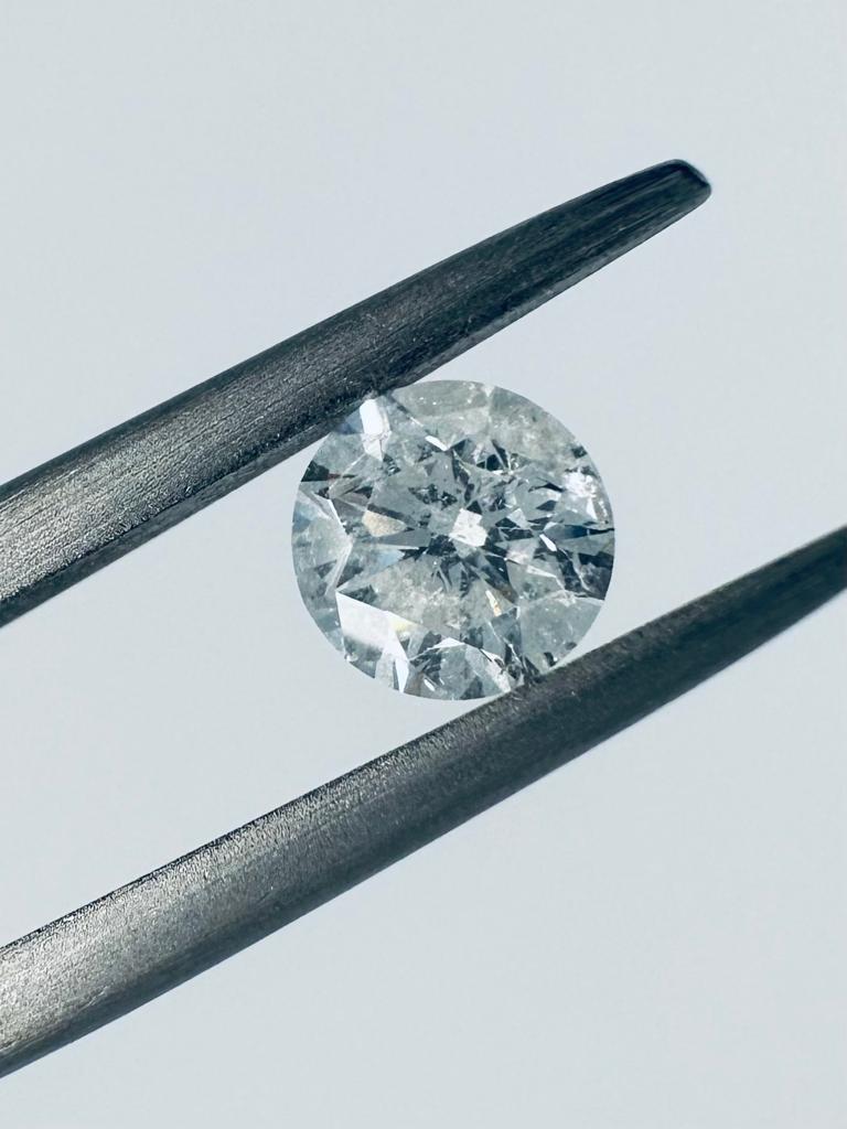 DIAMANTE 0,5 CT COLORE F - PUREZZA I1 - TAGLIO BRILLANTE - CERTIFICATO ...