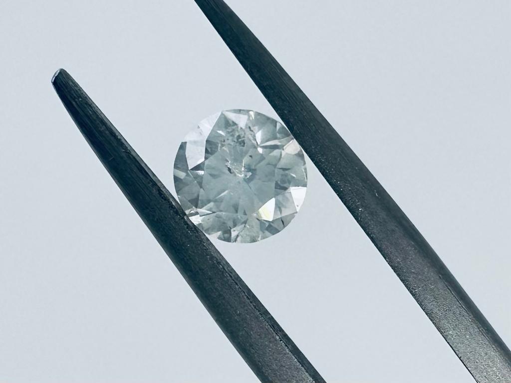 DIAMANTE 0,72 CT COLORE I - PUREZZA I1 - TAGLIO BRILLANTE - INCISO AL ...