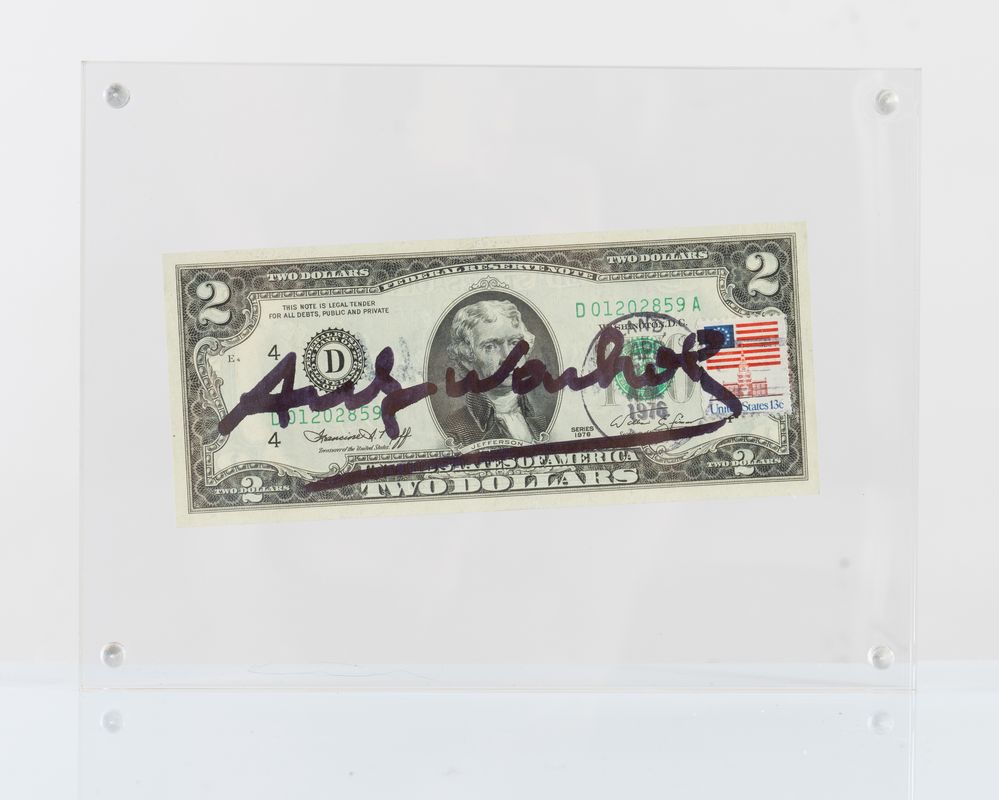 ANDY WARHOL (Pittsburgh 1928 - New York 1987) "Two Dollar Bill (Thomas... | Art International ...