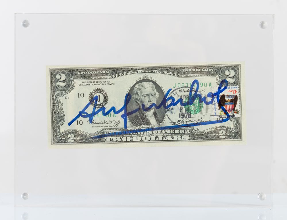 ANDY WARHOL (Pittsburgh 1928 - New York 1987) "Two Dollar Bill (Thomas... | Art International ...