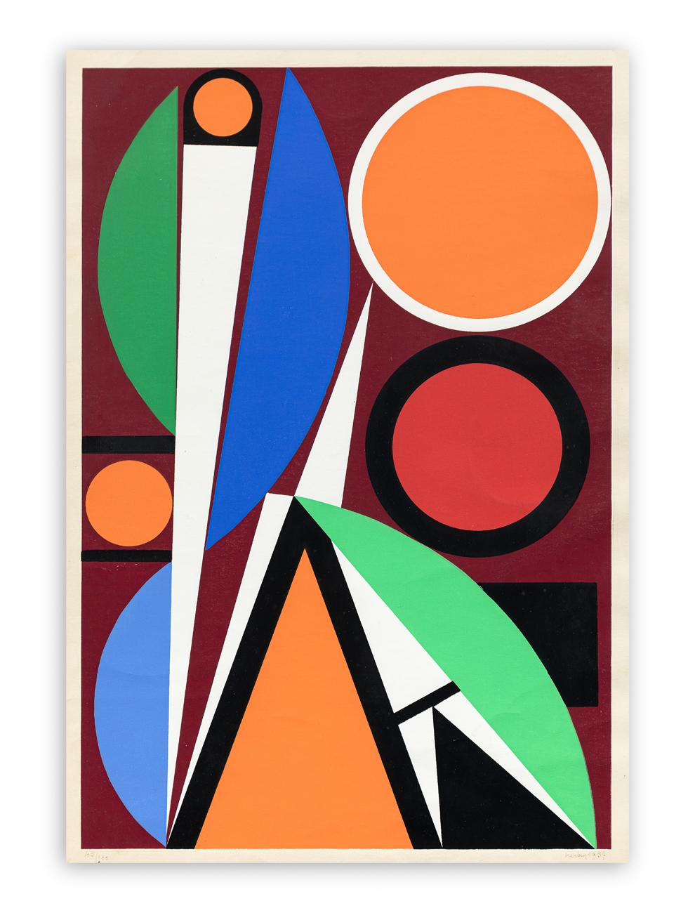AUGUSTE HERBIN (1882-1960) - Senza Titolo, 1957 | Studio d'Arte Borromeo | ArsValue.com