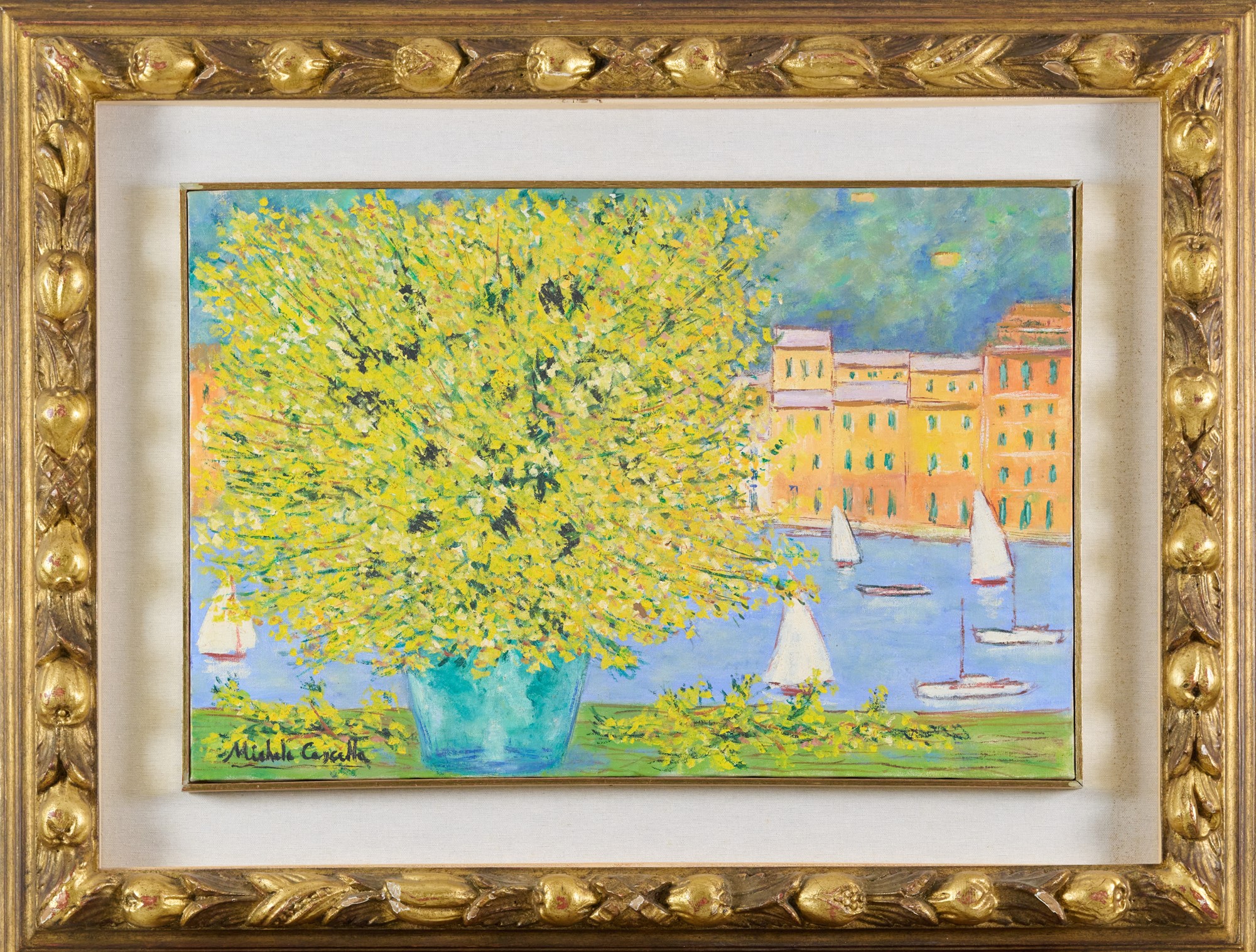 Michele Cascella (Ortona 1892-Milano 1989) Fiori di Portofino Olio su tela... | Fabiani Arte ...