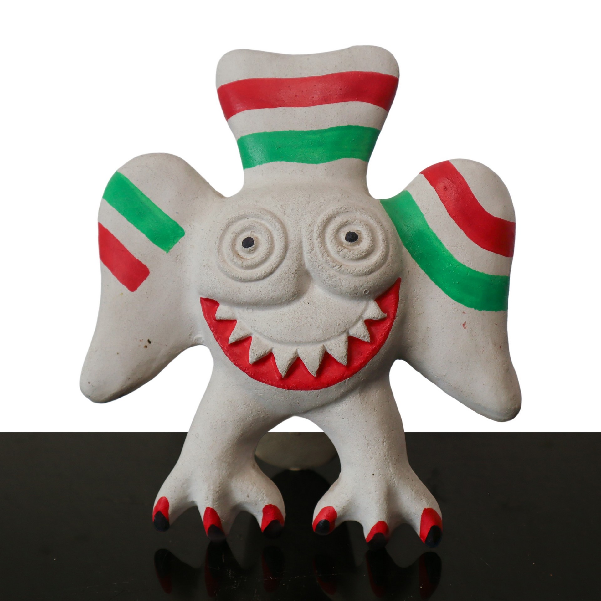 Fischietto a guisa di personaggio con tricolore | Art La Rosa Casa d ...