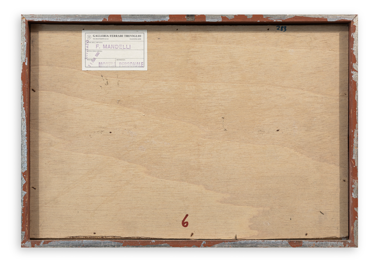 FERDINANDO MANDELLI (1925-1993) - Senza Titolo, 1977 | Studio d'Arte ...