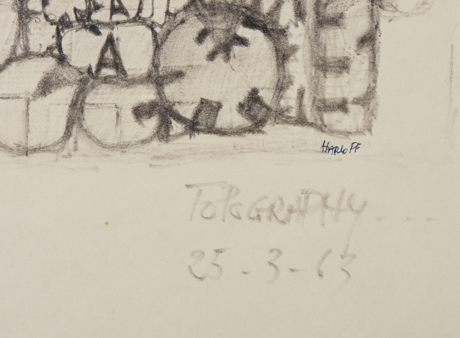 HARLOFF GUY (1933 - 1991) - TOPOGRAPHY . | Capitolium Art | ArsValue.com