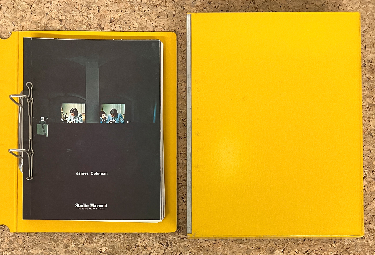 STUDIO MARCONI, MILANO - Raccoglitore contenente numerosi cataloghi ...