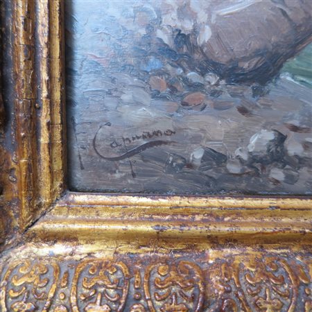 FRANCESCO CAPUANO, Francesco Capuano (1854/1908) olio su tela raff ...