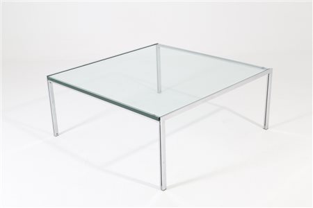 ROSS LITTELL. Steel table. ICF. 1970s | Viscontea Casa d'Aste ...