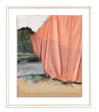 CHRISTO (1935-2020) - Valley curtain (project for Colorado), 1971 ...