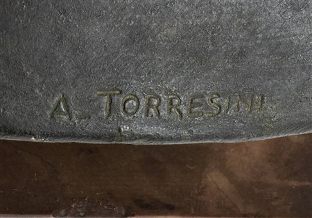 ATTILIO TORRESINI (Venezia, 1884 – Roma, 1961): Ritratto di Angela ...