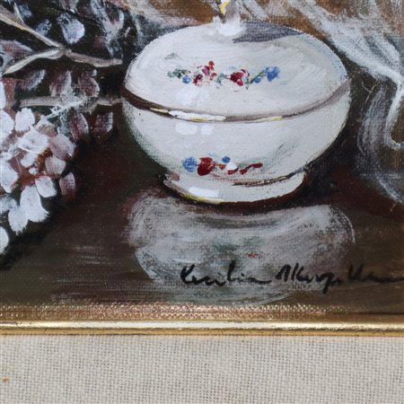 Cecilia Manzella - Vaso con glicine | Art La Rosa | ArsValue.com