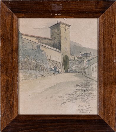 Achille Beltrame (Arzignano, 1871 - Milano, 1945), 1920 circa Veduta di ...