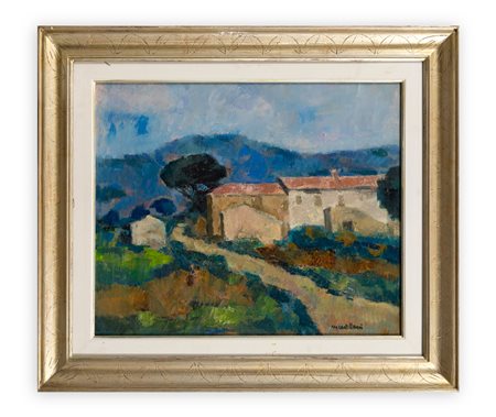 MARIO CASTELLANI (1914-1985) - Paesaggio toscano, 1982 | Studio d'Arte ...