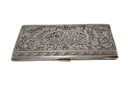 Portasigarette in argento, Early 20° century | Art La Rosa Casa d'Aste ...