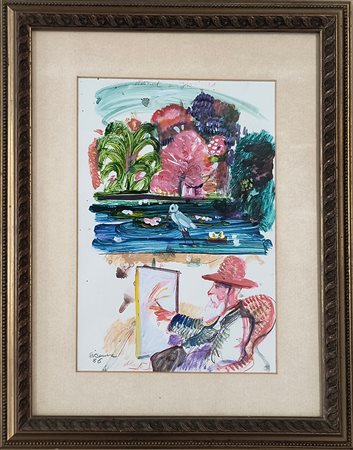 Antonio Possenti, 'Monet a Givenchy', 1986 | Gigarte Casa d'Aste ...