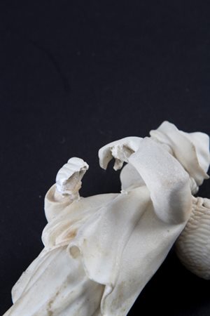 Bisque sculpture "BOY WITH BASKET AND BIRDS" | Viscontea Casa d'Aste ...