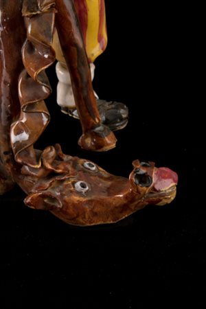CARLO MORELLI. Terracotta sculpture "DRUNKARD ON HORSEBACK" | Viscontea ...
