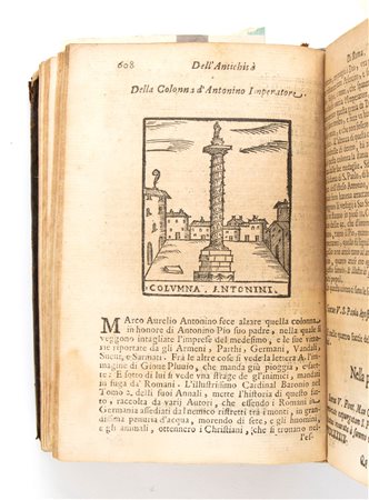 FRANZINI FEDERICO. ROMA ANTICA E MODERNA. Roma 1677 | Bertolami Fine ...