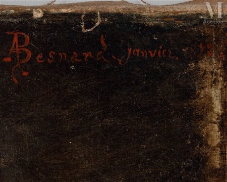 Albert BESNARD (1849-1934) Portrait de femme, 1872 Huile sur toile ...