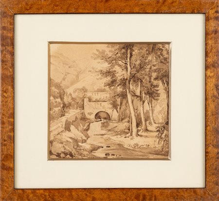 Scuola di Posillipo - Valle dei mulini ad Amalfi | Finarte | ArsValue.com