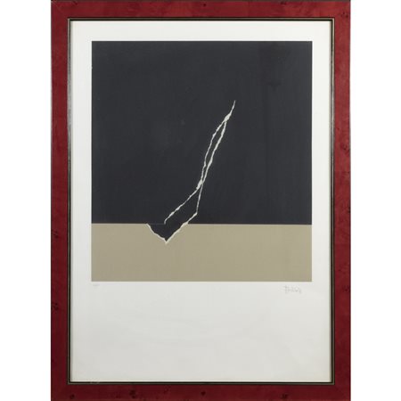 Ferruccio Bortoluzzi (Venezia 1920 - 2007) "Senza titolo" 70x50 cm ...